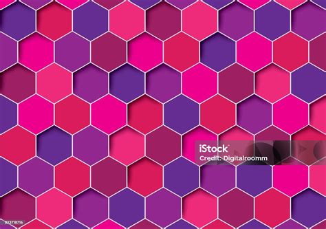 Sorting Hexagon Abstract Background Stock Illustration Download Image
