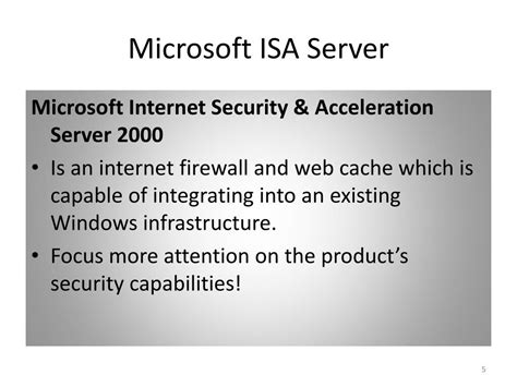 PPT Overview Of Microsoft ISA Server 2006 PowerPoint Presentation Free Download ID 3505285