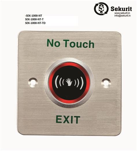 SekurityXchange Sekurit Vdc Touchless Exit Button Sek NT SS Heavy Duty Metal Body