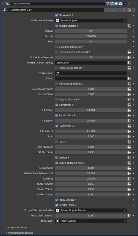 Artstation Simple Scatter Resources