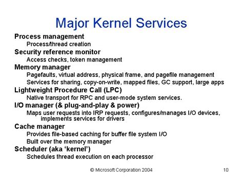 Windows Kernel Internals Ii Overview University Of Tokyo