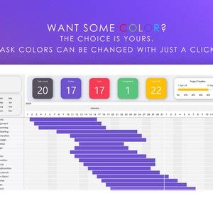 Gantt Planner For Excel Task Timeline Project Manager Task Manager Planner Spreadsheet