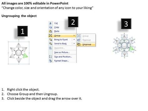 Converging Issues Representing Single Process Circular Flow Layout Chart PowerPoint Slides