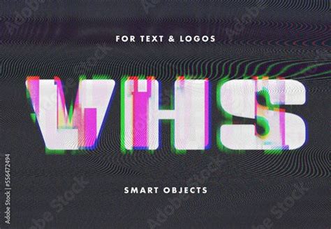 Creepy Glitch Text Effect Mockup Glitch Text Text Effects Glitch Effect Photoshop