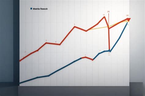 Premium Photo Graph On Market Stock Data Information Investment On