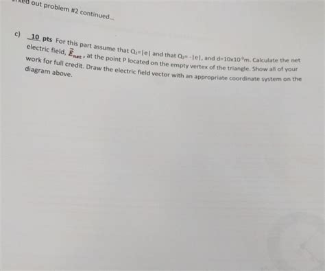 Solved Two Point Charges Q And Qa Are Fixed On An Chegg