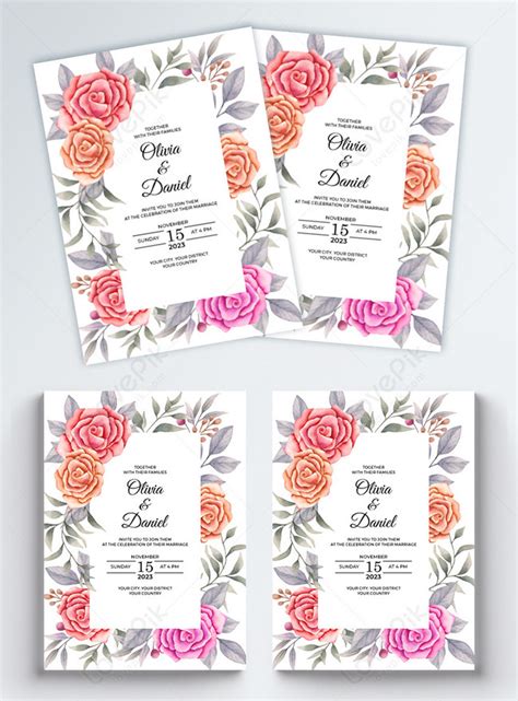 청첩장 이미지 사진 450159948 무료 다운로드