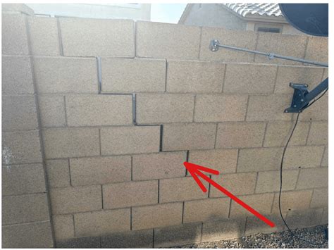 how to fix this separation in block wall r diy