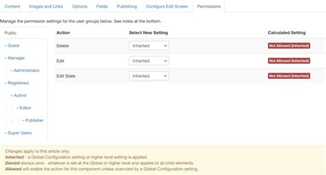Help310 Content Article Manager Edit Joomla Documentation