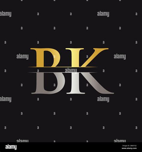 Initial Bk Letter Logo With Creative Modern Business Typography Vector