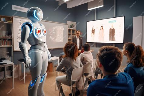 Premium Photo In A Vibrant And Modern Classroom An Advanced