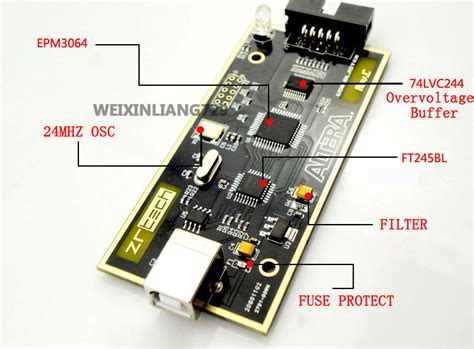 Altera Usb Blaster Programmer Fpga Cpld Rev C High Speed