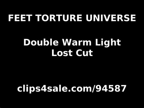 Feet Universe Double Warm Light Lost Cut
