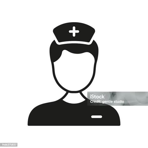 의료 전문가 실루엣 아이콘입니다 의료진 의사 간호사 남자 글리프 픽토그램 클리닉 직원 의료 전문가 건강 관리 전문가 남성 의사 아이콘입니다 고립된 벡터 그림 간호사에 대한
