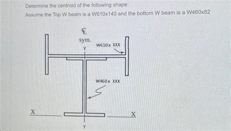 Solved Determine The Centroid Of The Following Shape Chegg
