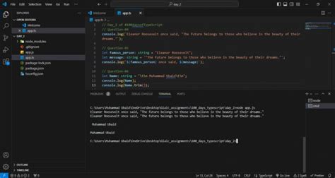 Muhammad Ubaid Hussain On Linkedin 100daysoftypescript