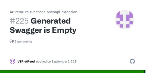 Generated Swagger Is Empty · Issue 225 · Azureazure Functions Openapi