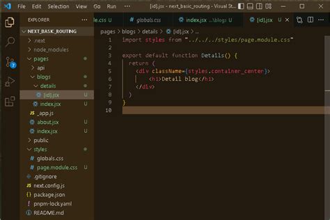 Next Js Basic Routing Showwcase