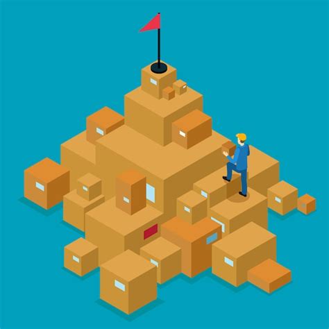 배달 서비스 아이소 메트릭 개념 무료 벡터