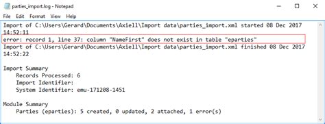 How To Resolve Errors Invalid Data In The Import File