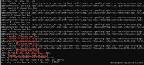 Git错误： Filename Too Long Unable To Checkout Working Treeunable To