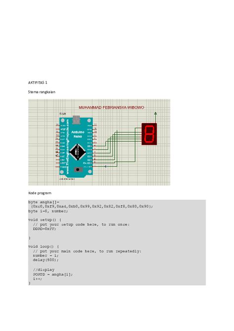 Doc Kode Program Seven Segment