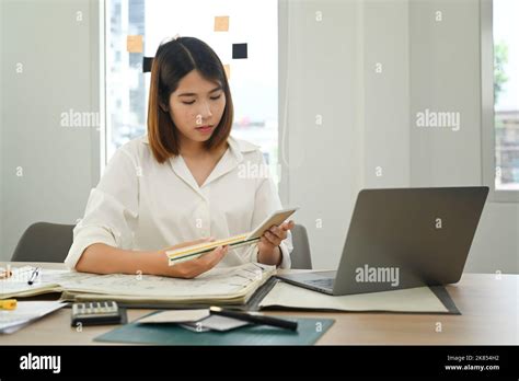Image Of Architect Woman Using Laptop Computer Making Digital Building Plan For Construction
