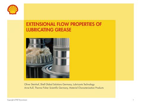 Pdf Extensional Flow Properties Of Lubricating Grease And The Effect Of Tackiness Additives