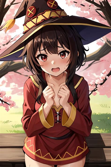 Master Part Best Quality Intricate Details Girl Megumin Seaart Ai