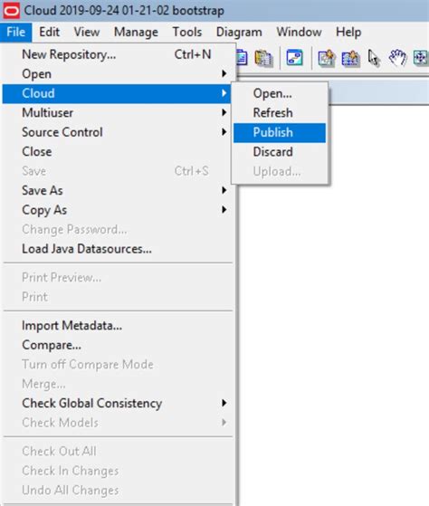 Connecting To OAC Oracle Analytics Cloud RPD Using Admin Tool