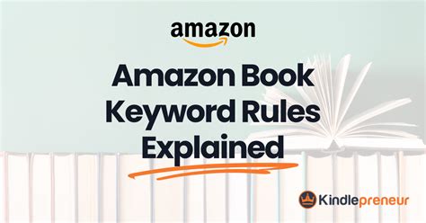 Amazon Book Keyword Rules Explained 2025 Update