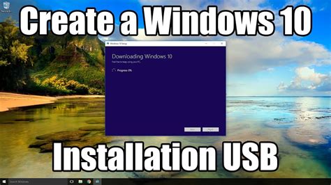 How To Create A Windows Installation USB YouTube