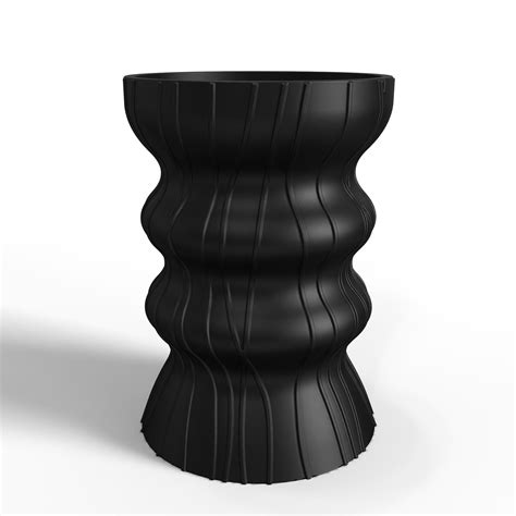 Stl File Modern Vase Stl 3d Printer File Instant Download Unique Home