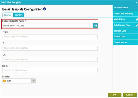 Example Create An E Mail Template To Notify The Requester If The