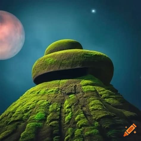 Image Of A Tree Like Structure On The Moon Of An Exoplanet