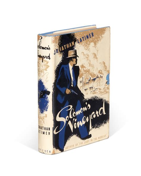 Jonathan Latimer Solomons Vineyard 1941 Detective Fiction Including The Alexis Galanos