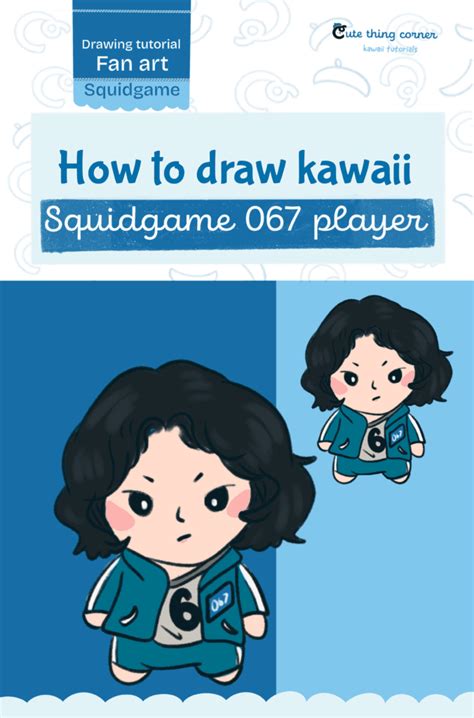 How To Draw Cute Player From Squid Game Step By Step