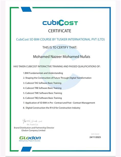 mohamed nufais b eng hons on linkedin cubicost5d bim