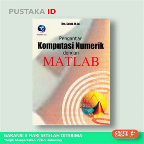 promo buku pengantar komputasi numerik dengan matlab diskon 23 di