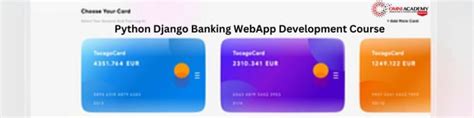 Python Django Banking Webapp Development Course In Karachi Lahore Islamabad Pakistan Dubai
