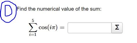 Solved Express The Following In Sigma Notation 3 9 10