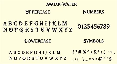 Avatar The Way Of Water Font Free Free Fonts Vault