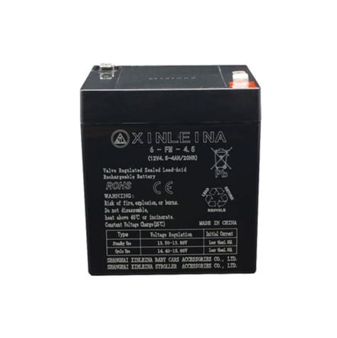 Аккумулятор Xinleina 12V 4.5Ah 20Hr 6-fm-4.5 - Детское Царство