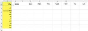 Create A Calendar In Excel With A One Line Dynamic Array Formula