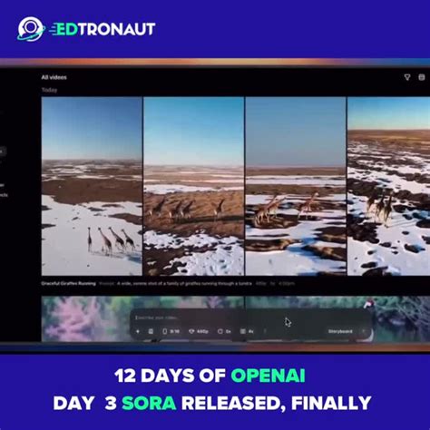 Edtronaut On Linkedin Openai Sora Aiinmarketing Aiinaction Ainews