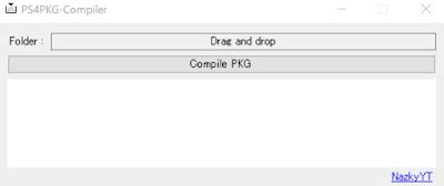 PS4PS5 PS4のfpkgを作成できるツールPS4PKG Compiler紹介