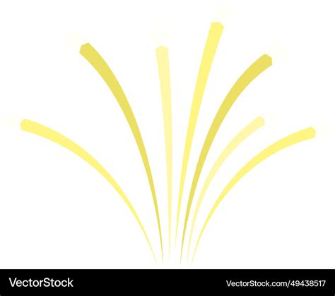 Fireworks Simple Element Royalty Free Vector Image