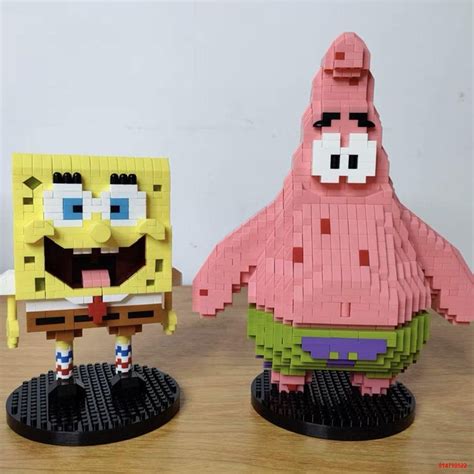 Trong Kho Spongebob Squarepants Pie Star Micro Particle Building Block