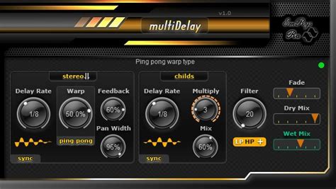Multidelay Saschart Audio Plugins