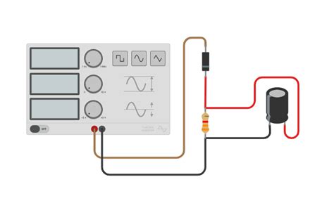 Circuit Design Cct2 Half Wave Rectifier With Capacitor Tinkercad